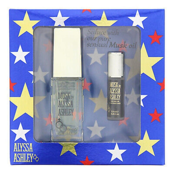 Alyssa Ashley Musk Gift Set 50ml EDT + 7.5ml Perfume Oil – Perfume Shop S