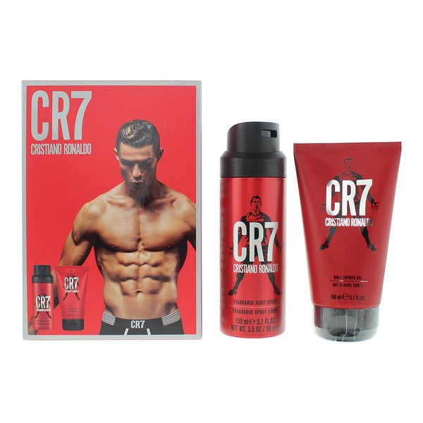 Cristiano Ronaldo CR7 Gift Set 150ml Shower Gel + 150ml Body Spray ...