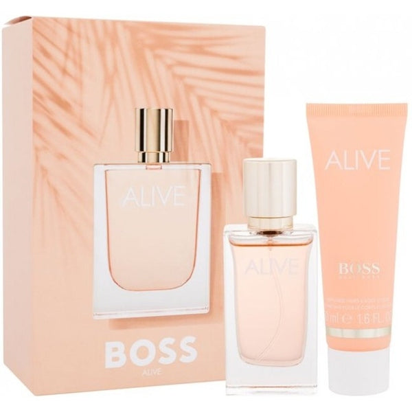 Hugo Boss Alive Gift Set 30ml EDP + 50ml Body Lotion – Perfume Shop S