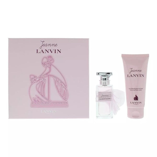 Lanvin Jeanne Gift Set 50ml EDP + 100ml Body Lotion – Perfume Shop S