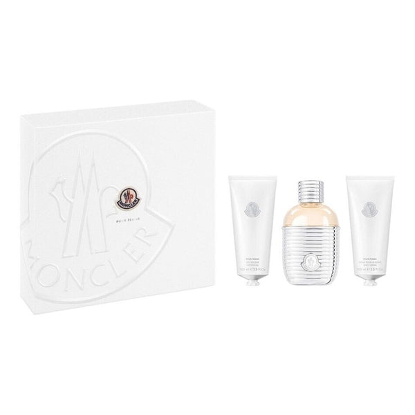 Moncler Pour Femme Gift Set 100ml EDP + 100ml Shower Gel + 100ml Body ...