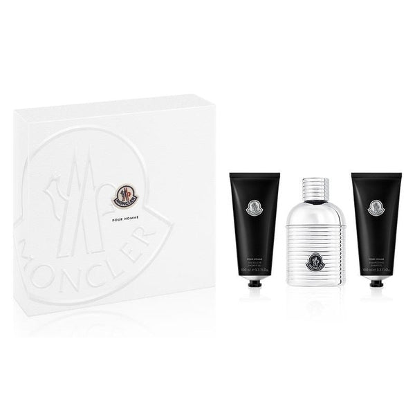 Moncler Pour Homme Gift Set 100ml EDP + 100ml Shower Gel + 100ml Shamp ...