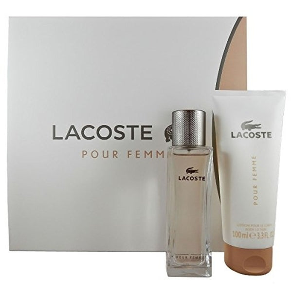 Lacoste Pour Femme Gift Set 50ml EDP + 100ml Body Lotion – Perfume Shop S